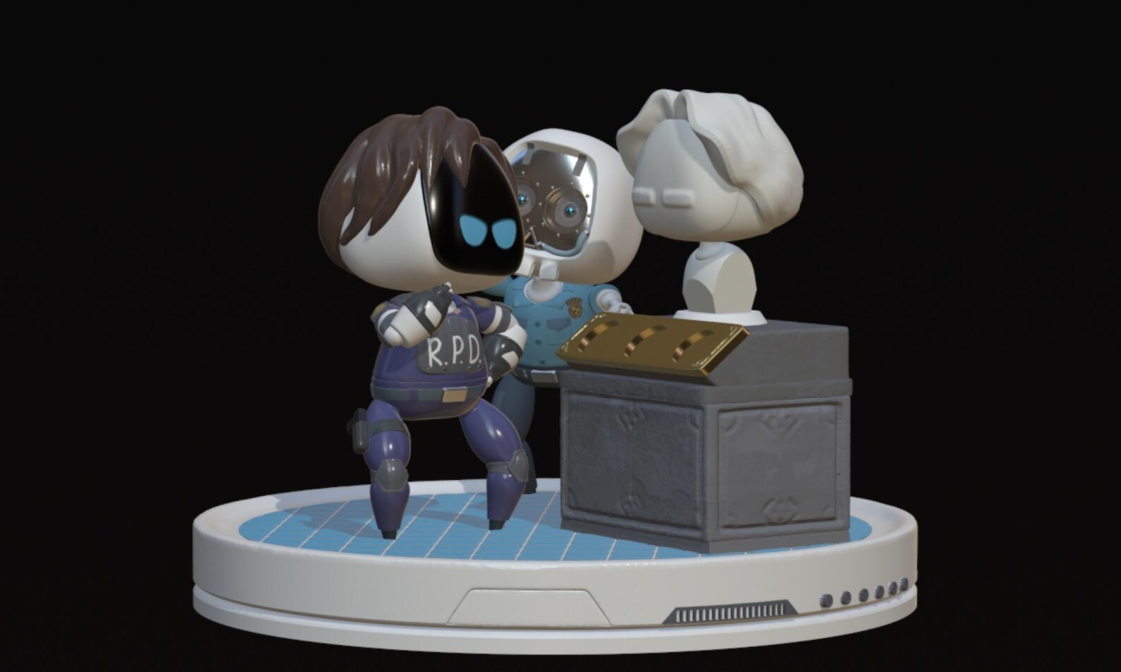 Astro Bot Statues - Etsy