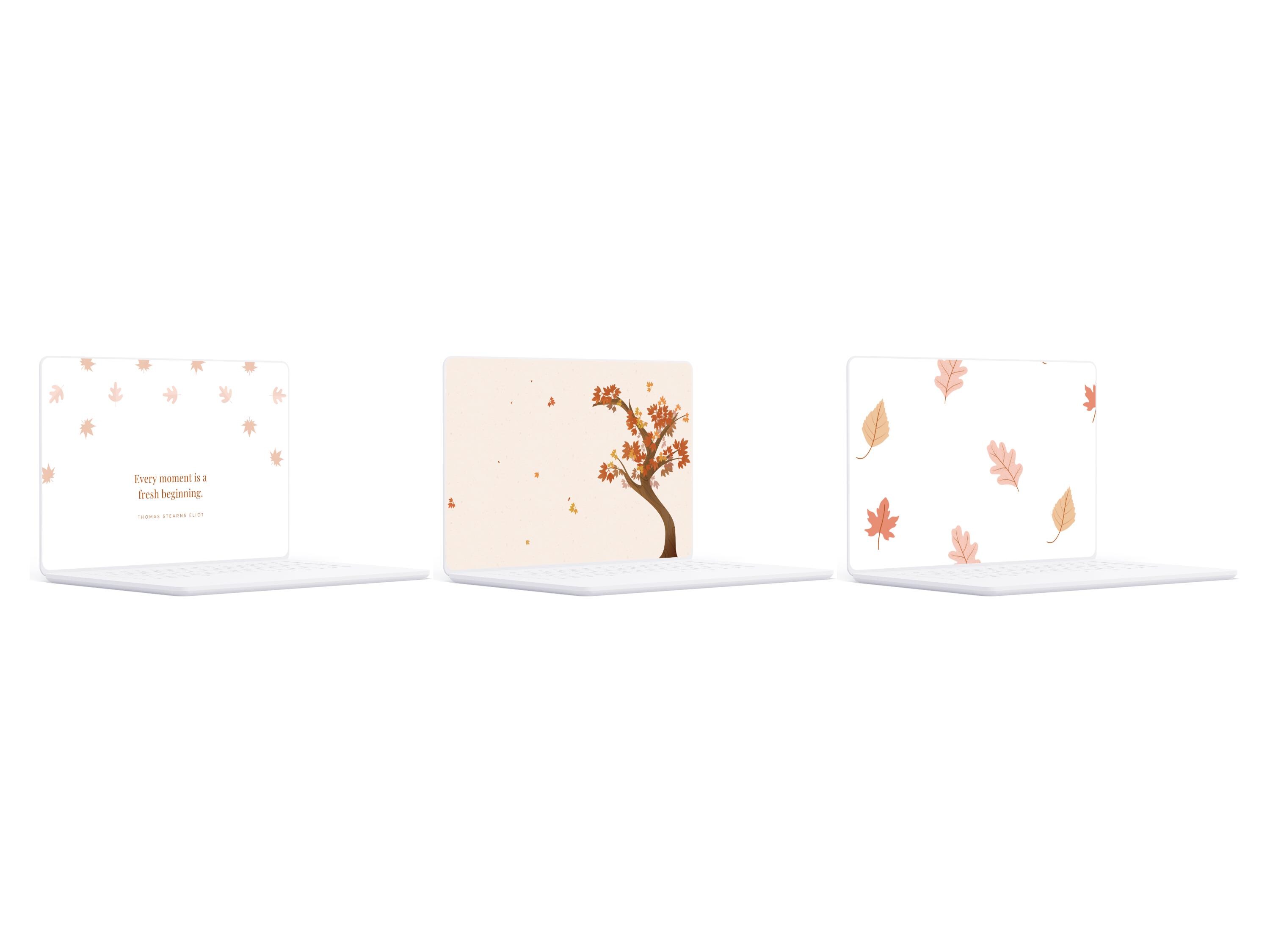 Fall Digital Desktop Wallpaper Package - Etsy