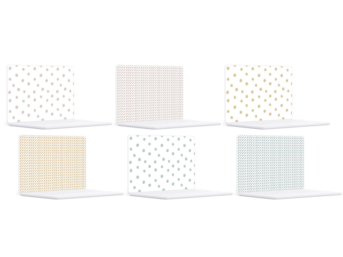 Dots + Dashes Digital Desktop Wallpaper Package - Etsy