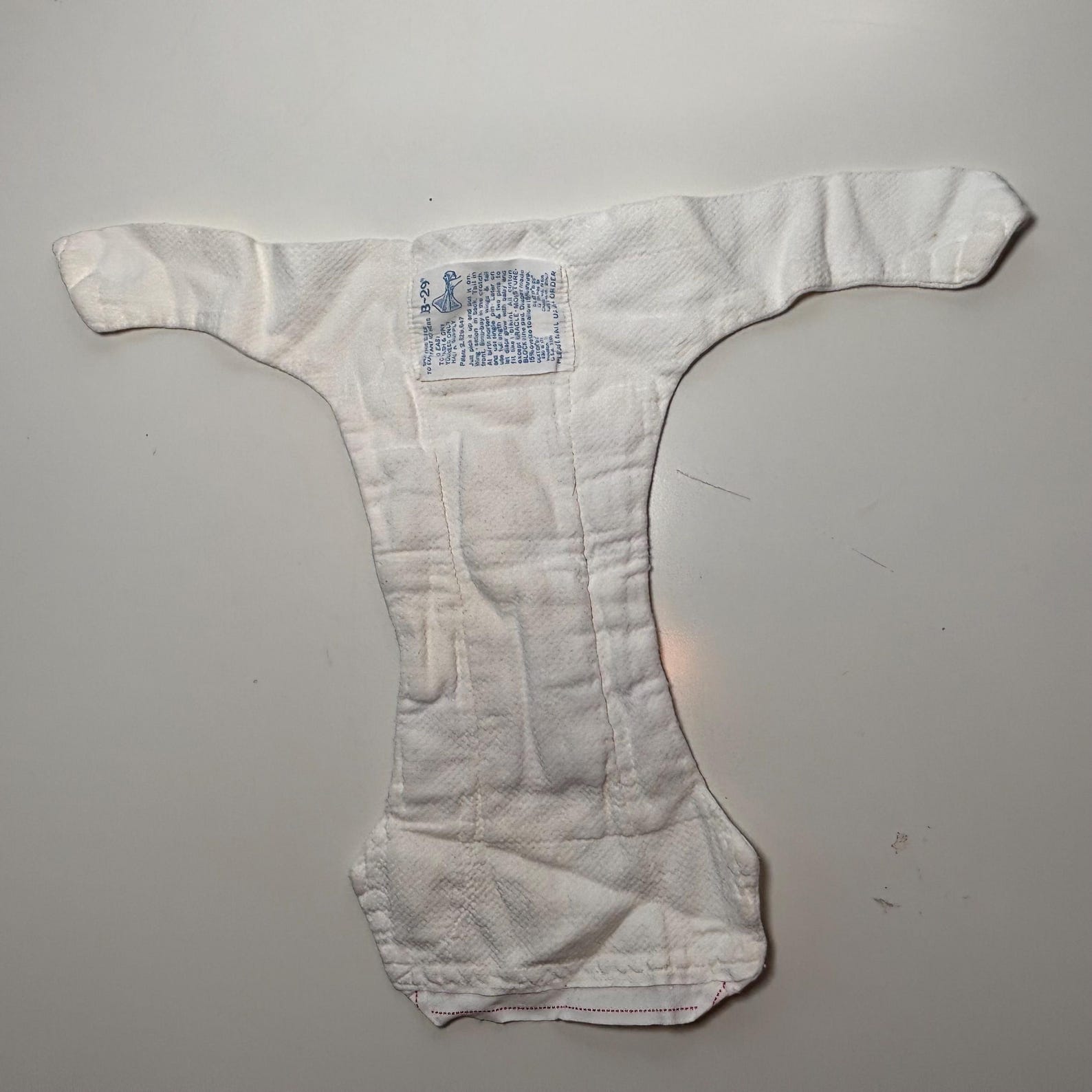 Vintage 1940s Cloth Diaper Set: Dexter Prefold, Reusable Cotton Gauze ...
