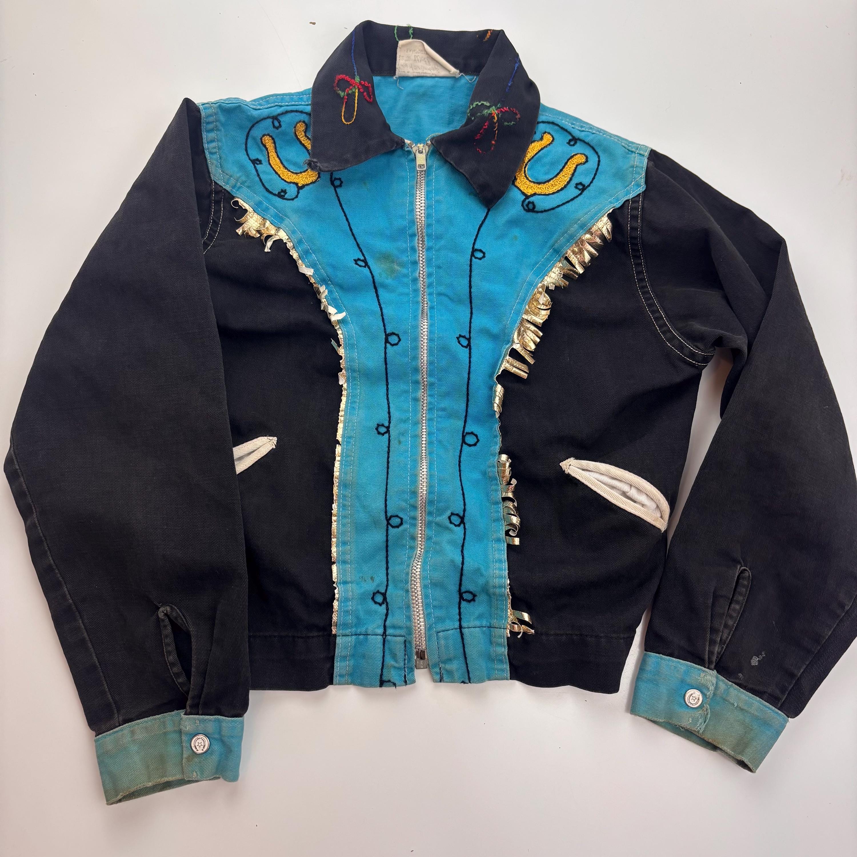 Vtg Kids 50s Roy Rogers Wolf of Waco Sanforized Size 12 Western ...