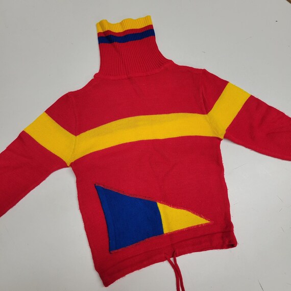 vtg 70s COLORBLOCK KIDS SWEATER // vintage chicago fi… - Gem