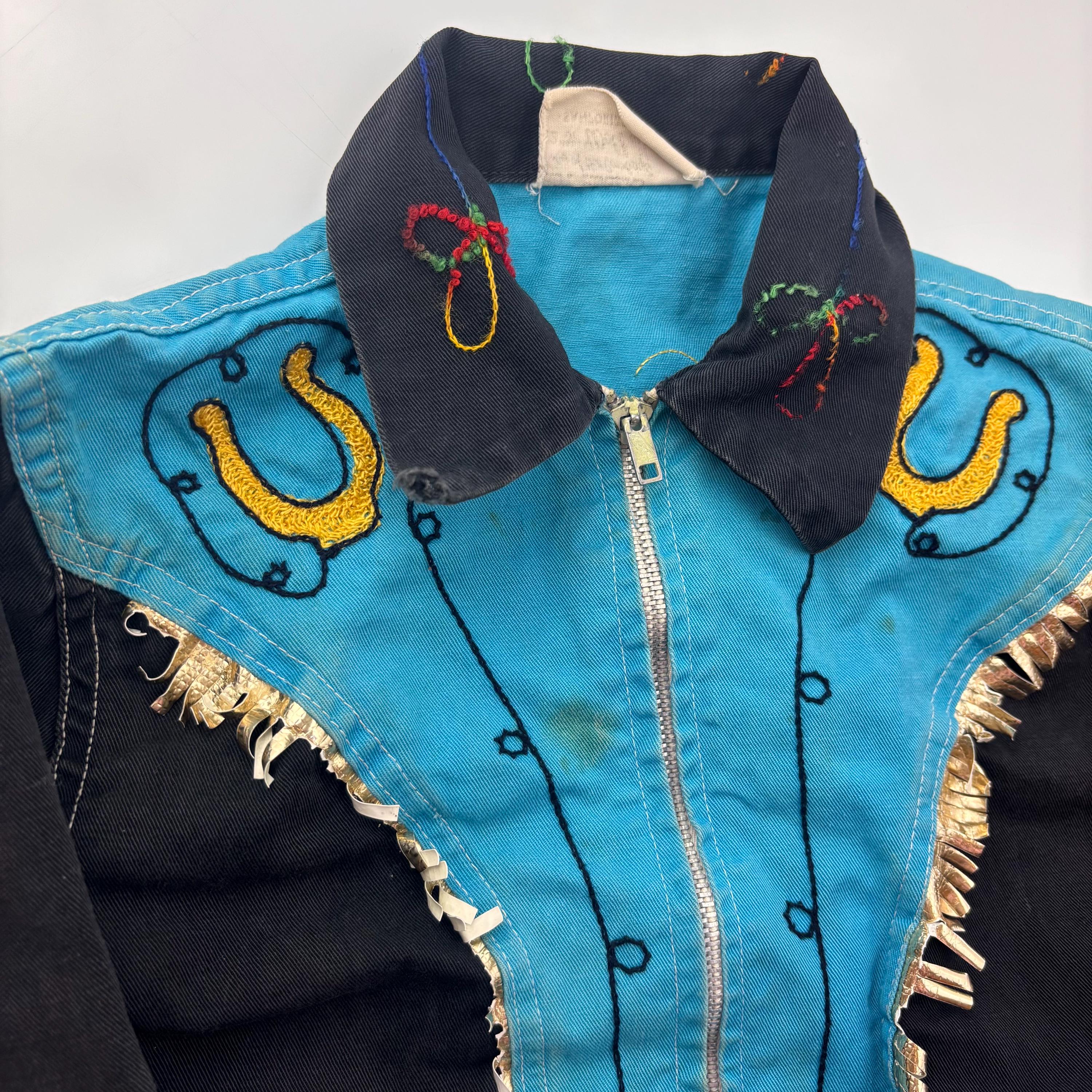 Vtg Kids 50s Roy Rogers Wolf of Waco Sanforized Size 12 Western ...