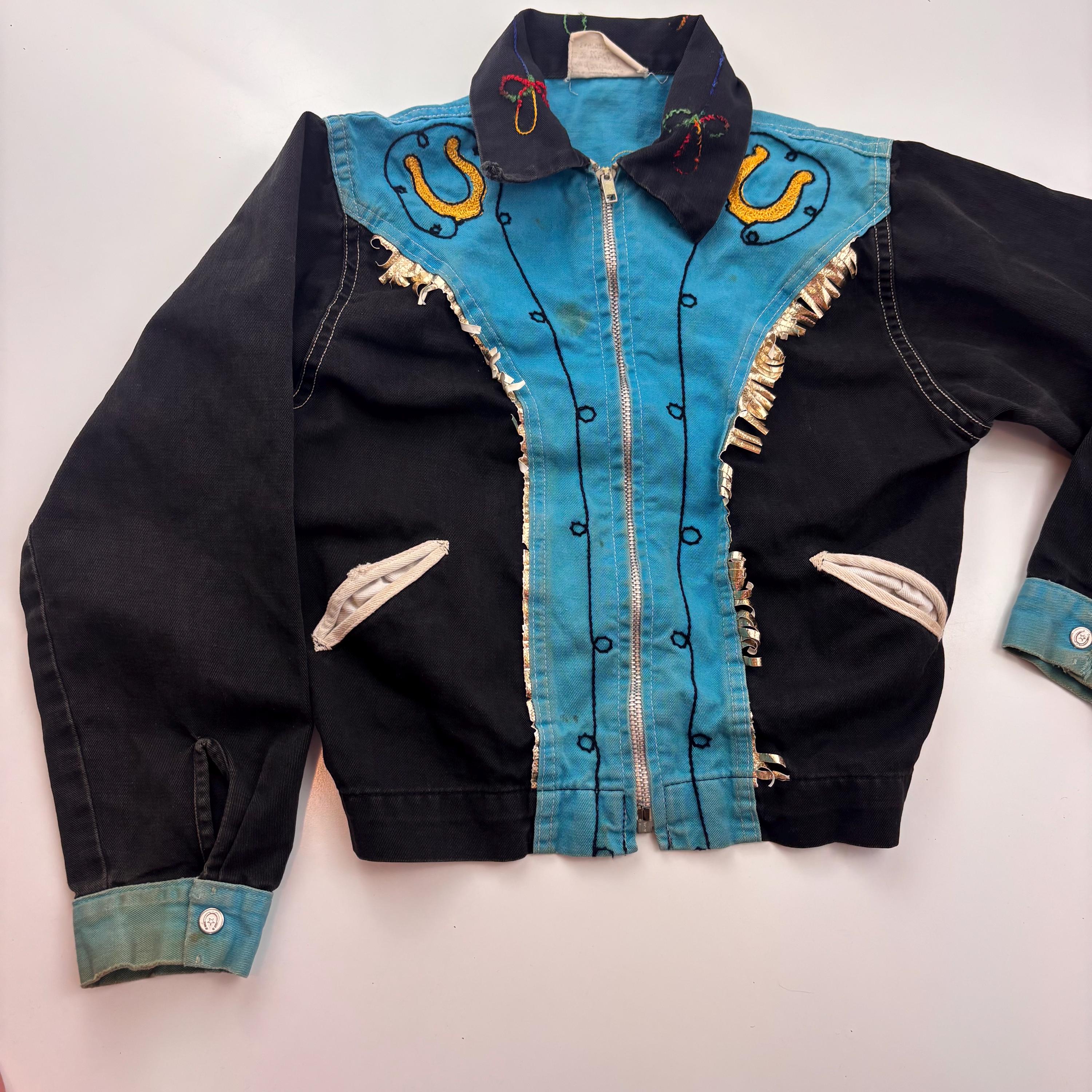 Vtg Kids 50s Roy Rogers Wolf of Waco Sanforized Size 12 Western ...
