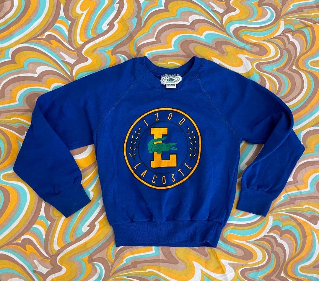 Vtg KIDS IZOD LACOSTE Shirt // Vintage Size 6 Big Kids Crocodile ...
