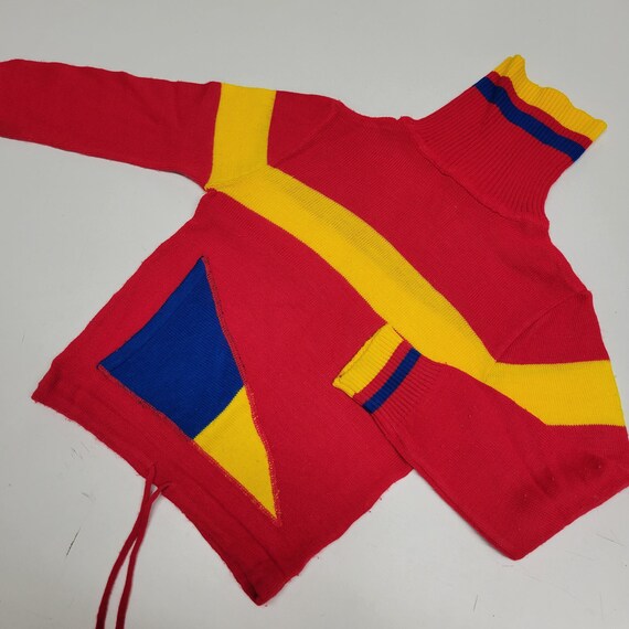 vtg 70s COLORBLOCK KIDS SWEATER // vintage chicago fi… - Gem
