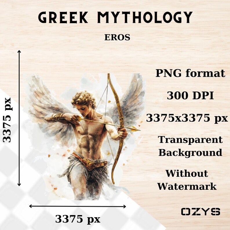 Greek Mythology Clipart: Gods, Goddesses, Family Tree (PNG) - Etsy