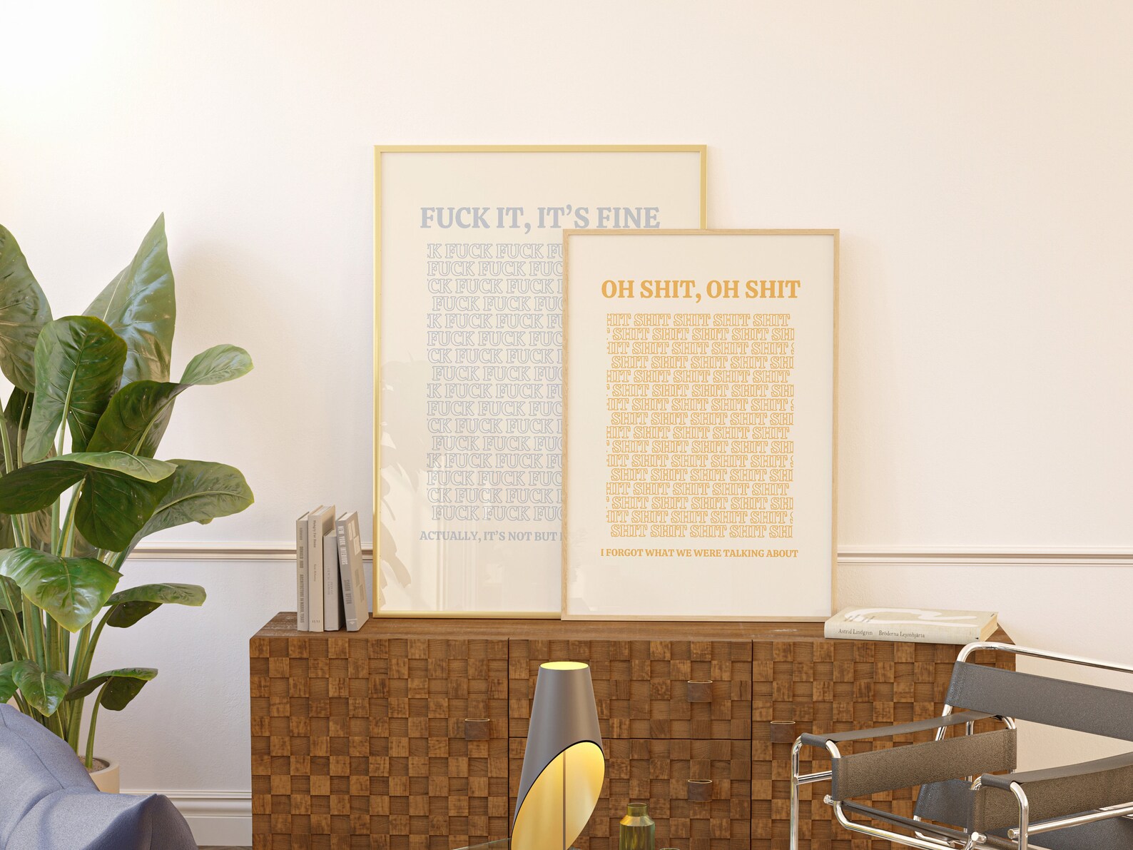 Oh Shit Digital Print, Gen Z Wall Art, Gen Z Decor, Millennial Wall Art ...
