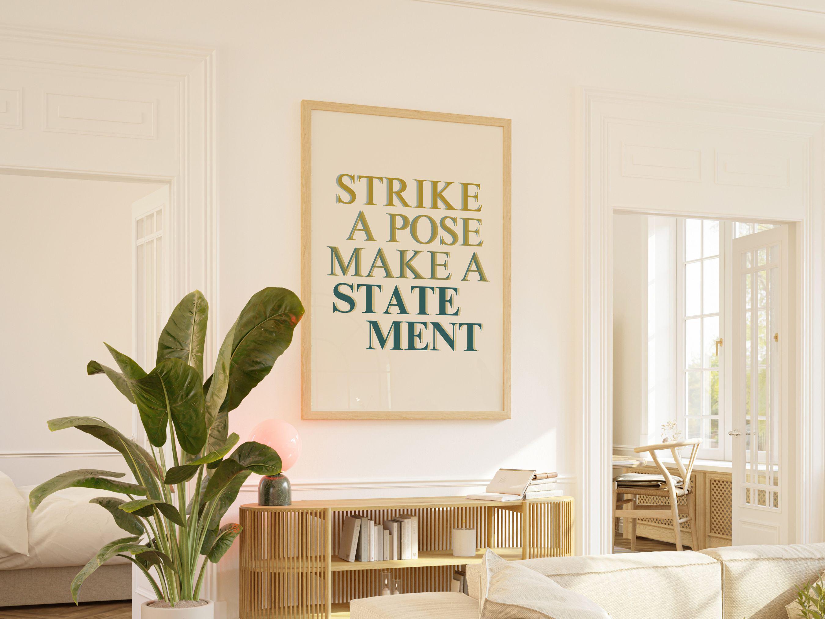 Statement Poster, Luxury Fashion Poster, NYC Poster, Glam Wall Art ...