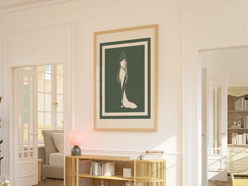 Uptown Girl Poster, High Fashion Poster, Luxury Fashion Wall Art, Girly ...