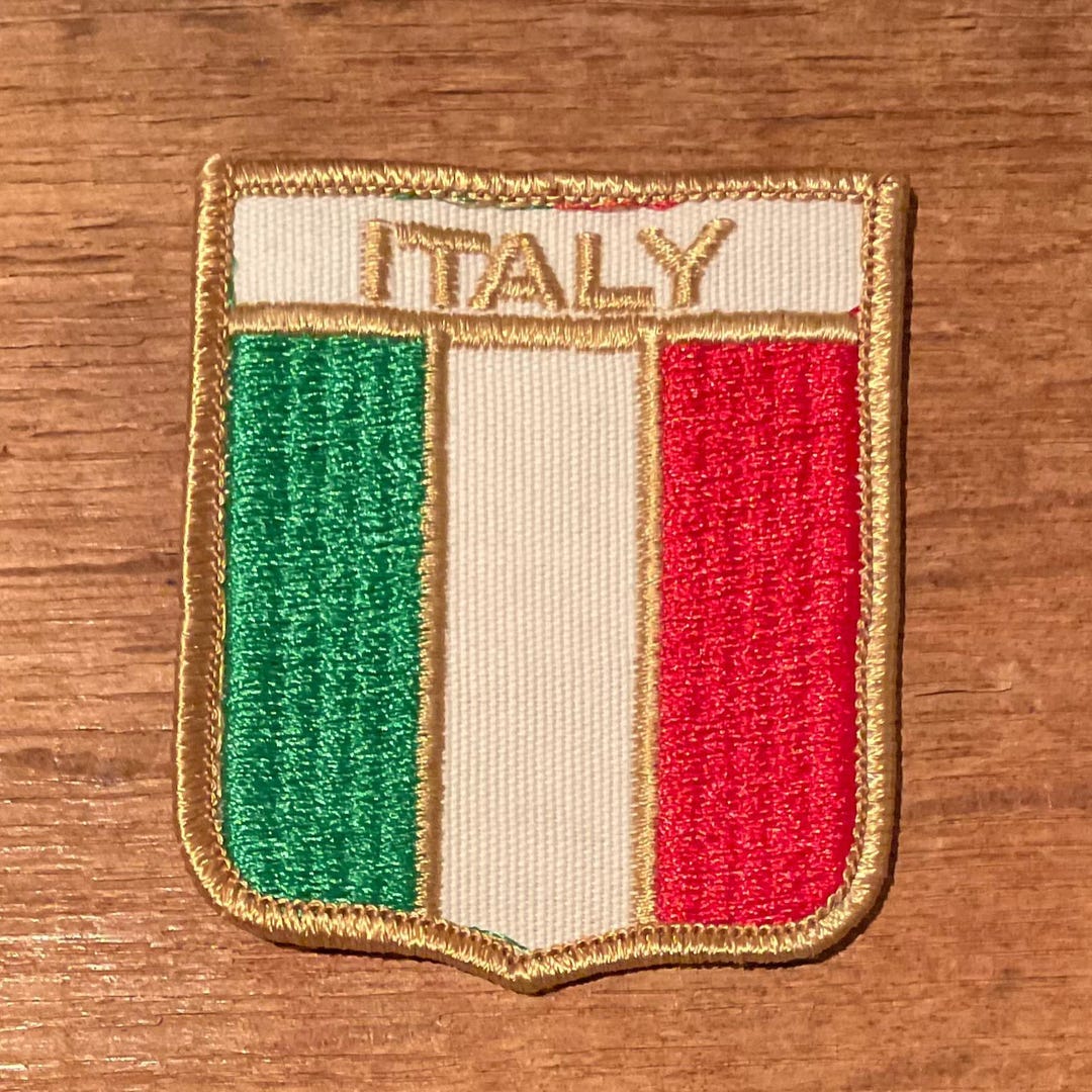 ITALY PATCH Vintage Souvenir Travel Patch Emblem | Europe Milan Rome ...