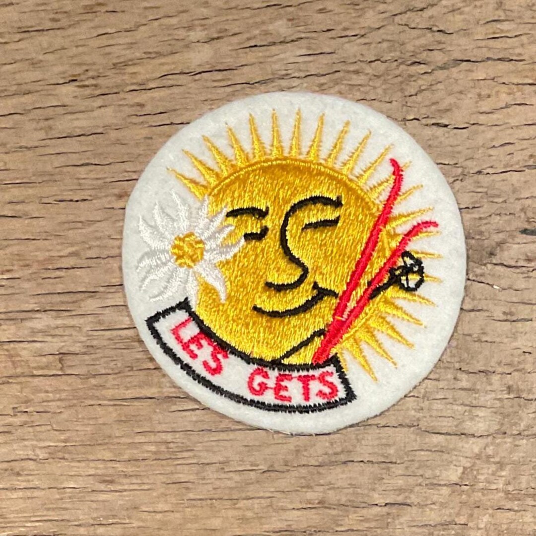Ski Les Gets France | Haute Savoie Vintage Travel Patch Emblem ...