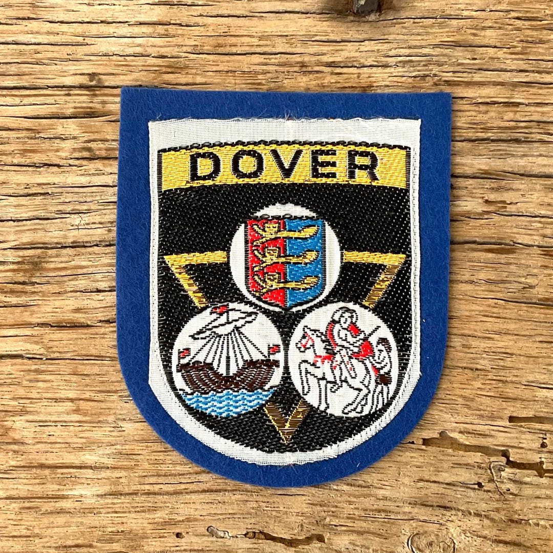 DOVER Vintage Patch | Reispatch Embleem Great Britain United Kingdom Uk ...