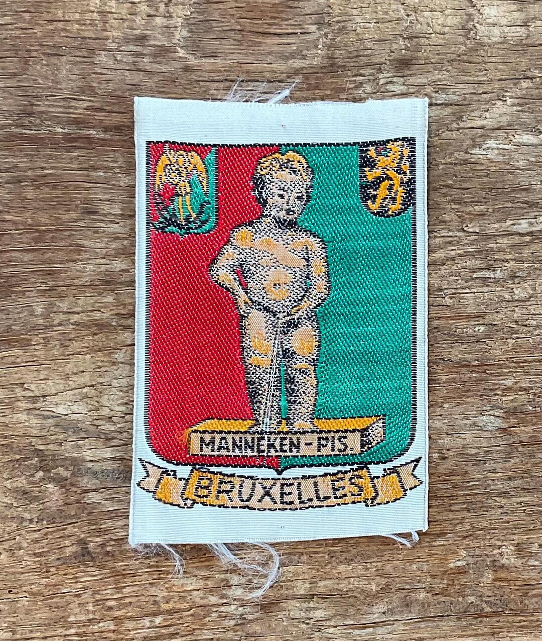 Brussels Manneke Pis Men's Vintage Travel Patch Patch Emblem Souvenirs ...