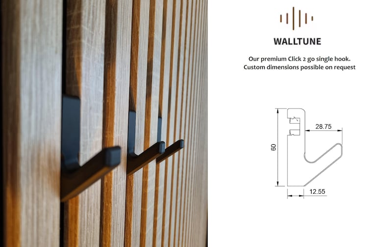 Acoustic Panel Hook - Click 2 Go - Single Hook - Etsy