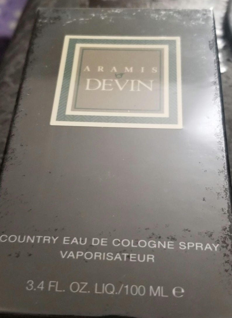 Aramis Devin 3.4 Oz / 100 Ml Eau De Cologne Spray for Men. New in Retail Packaging. Vintage ...