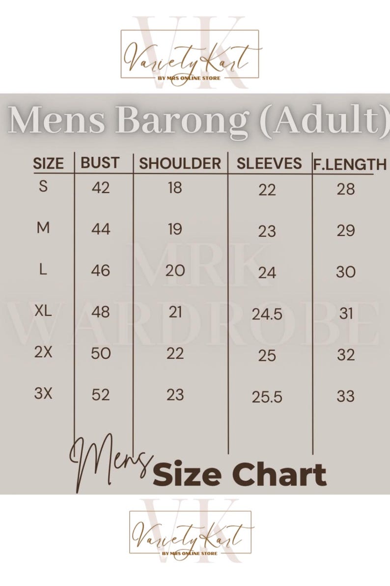 Classic Pina Organza Chinese Collar Barong Tagalog With Lining ( Random ...