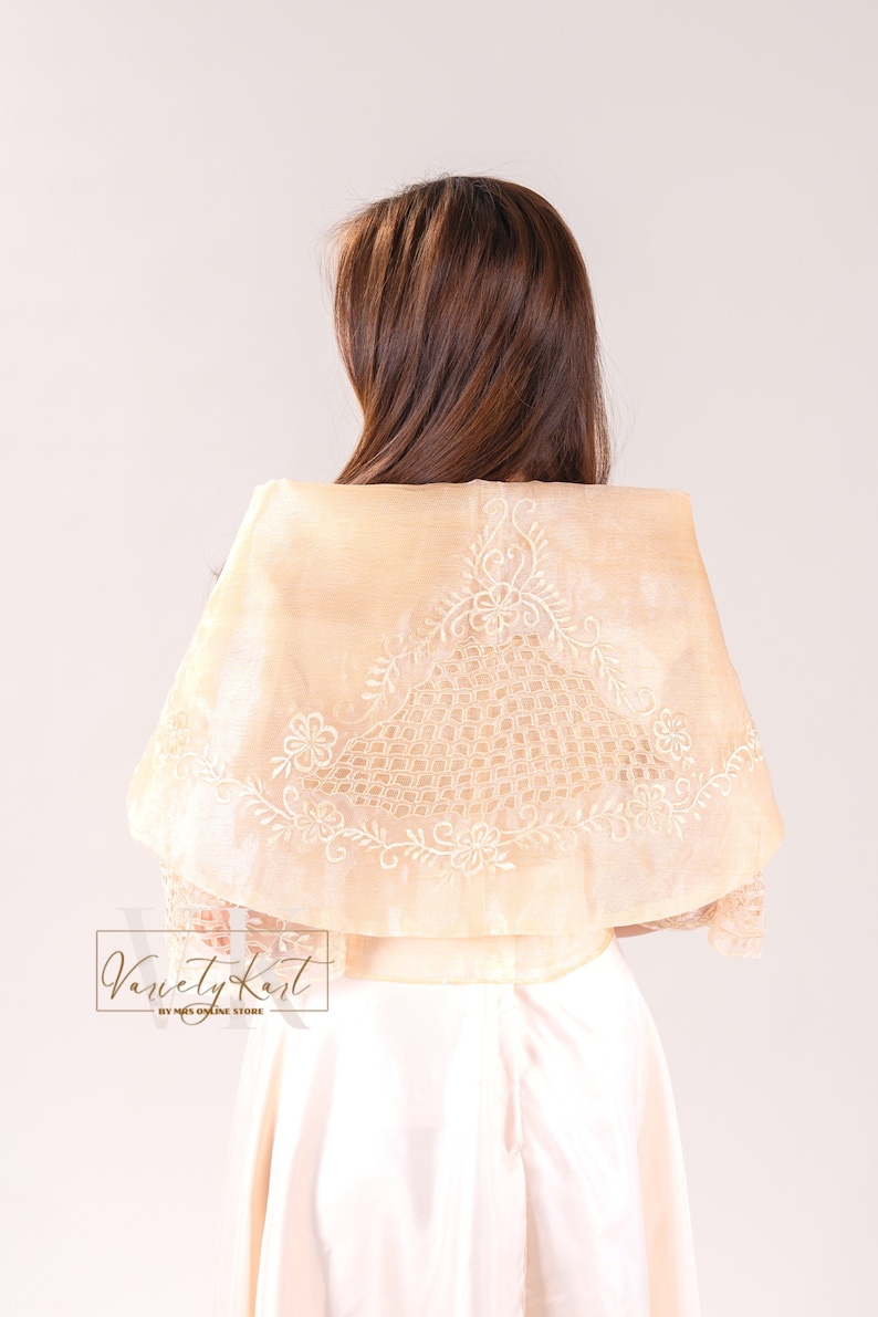 Formal Modern Maria Clara Kimona Filipiniana Top Embroidered - Etsy