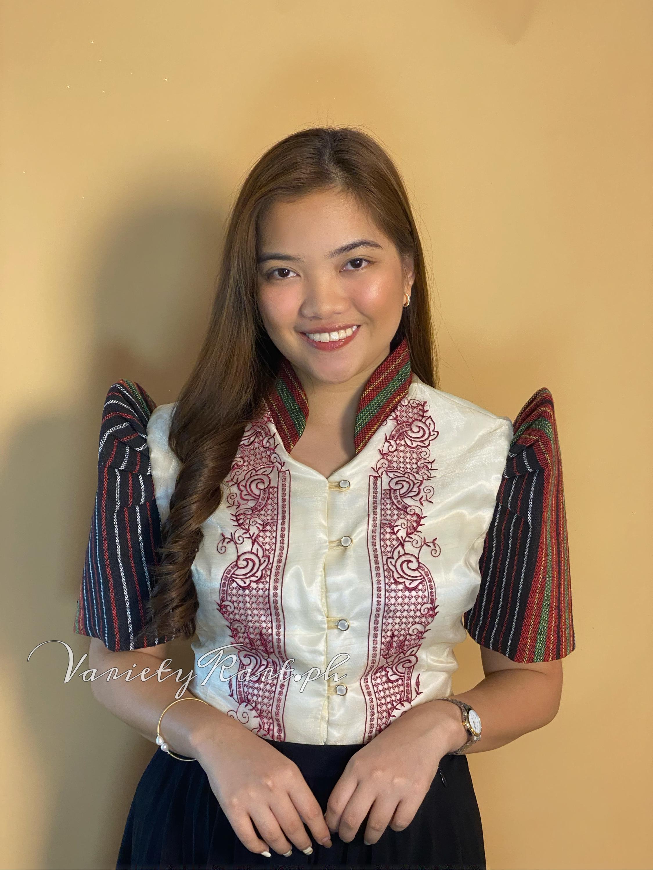 Ladies Barong Modern Filipiniana Top Machine Embroidered Igorot Inspired Sleeves - Etsy