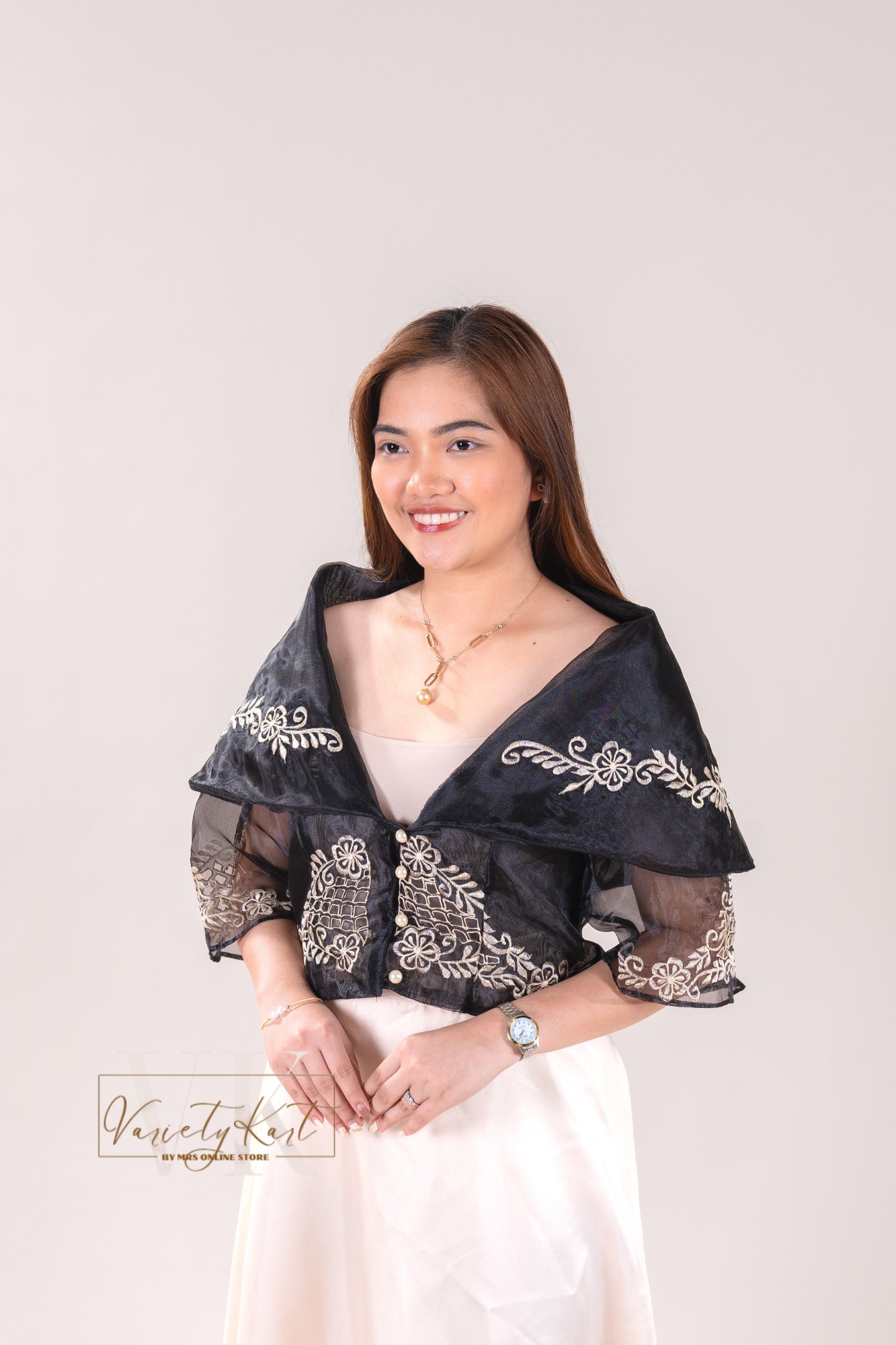 Formal Modern Maria Clara Kimona Filipiniana Top Embroidered - Etsy