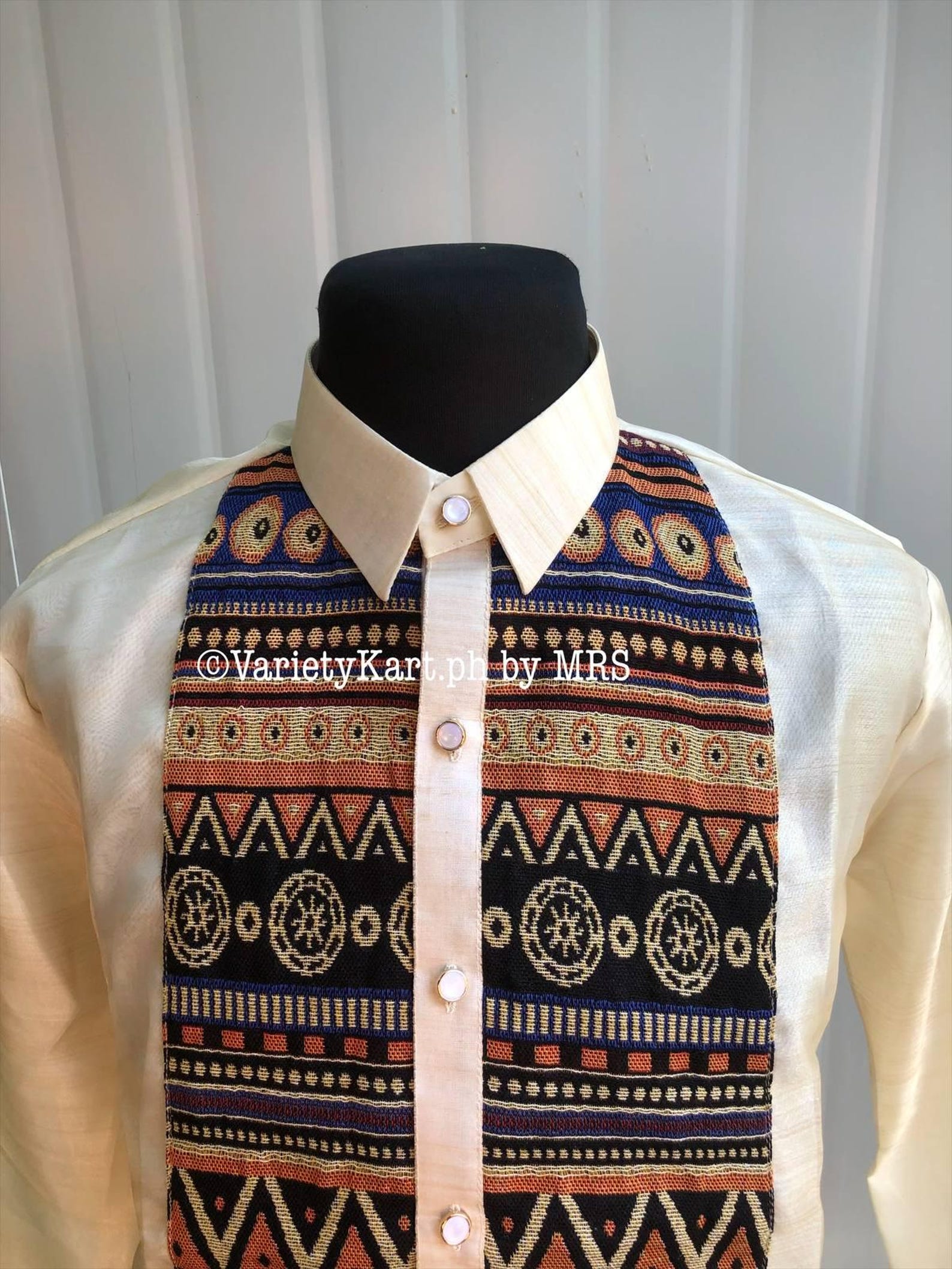 Classic Ethnic Barong Tagalog (long Sleeves / Polo Barong) - Etsy