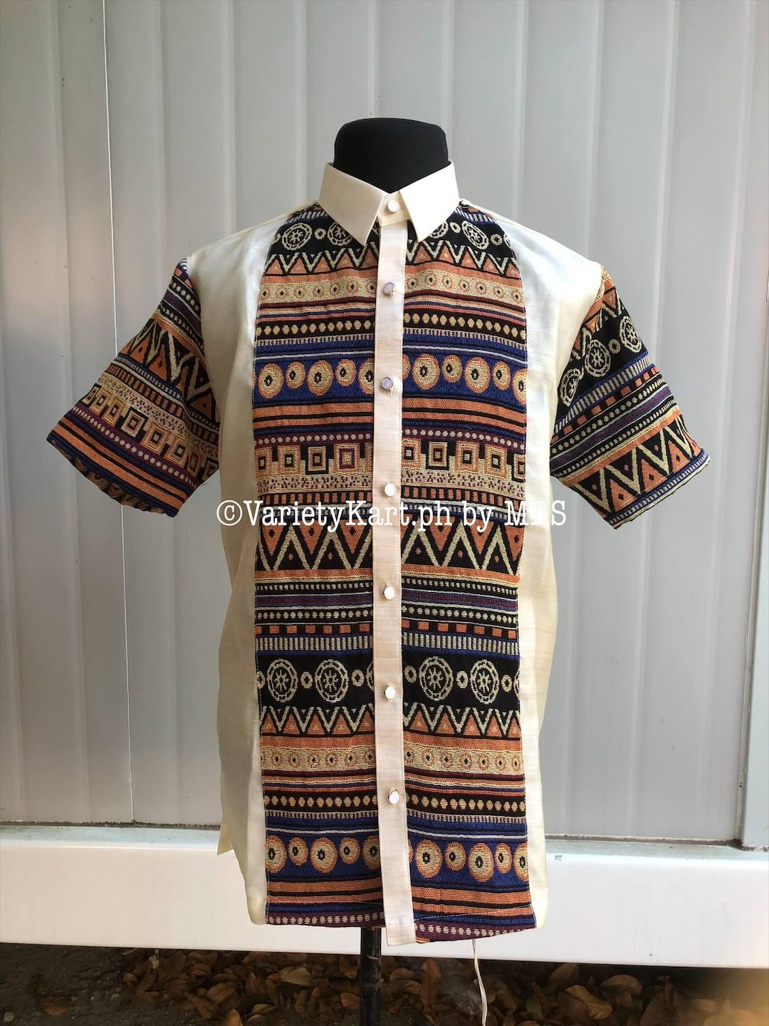 Classic Ethnic Barong Tagalog (long Sleeves / Polo Barong) - Etsy