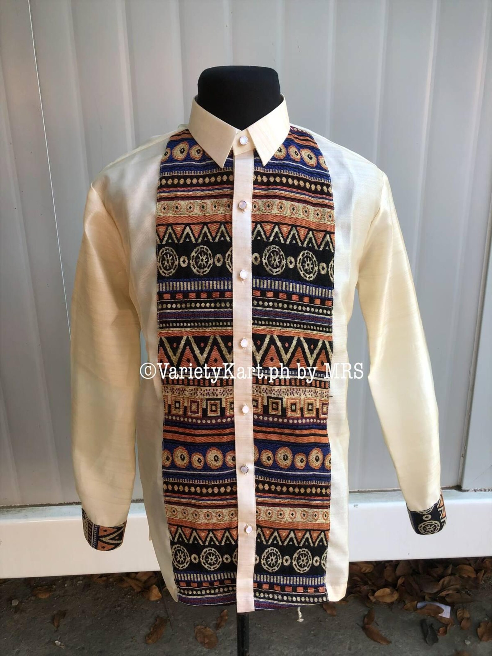 Classic Ethnic Barong Tagalog (long Sleeves / Polo Barong) - Etsy