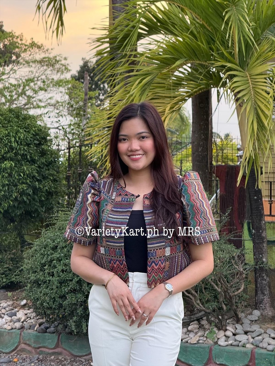 Rustic Modern Filipiniana Bolero Top for Women - Etsy