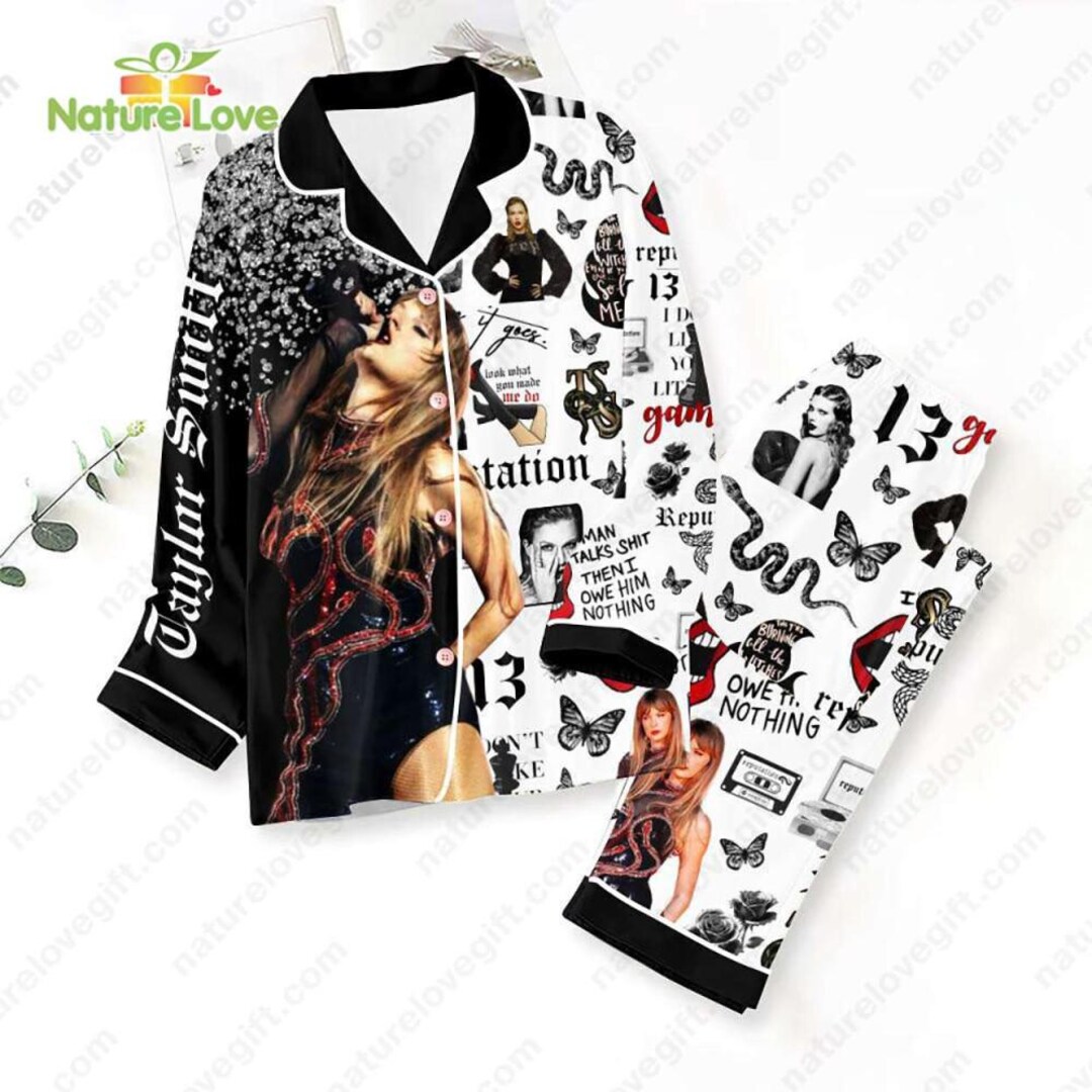 Taylor Swift Reputation Taylors Version Taylor Swift Pajamas Set ...