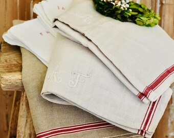 Vintage Lovely French Linens for Your Buffet or Art - Etsy