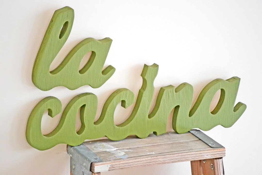 Spanish Kitchen Art Decor Sign La Cocina Sign Kitchen Sign - Etsy