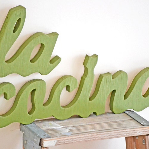 Spanish Kitchen Art Decor Sign La Cocina Sign Kitchen Sign - Etsy