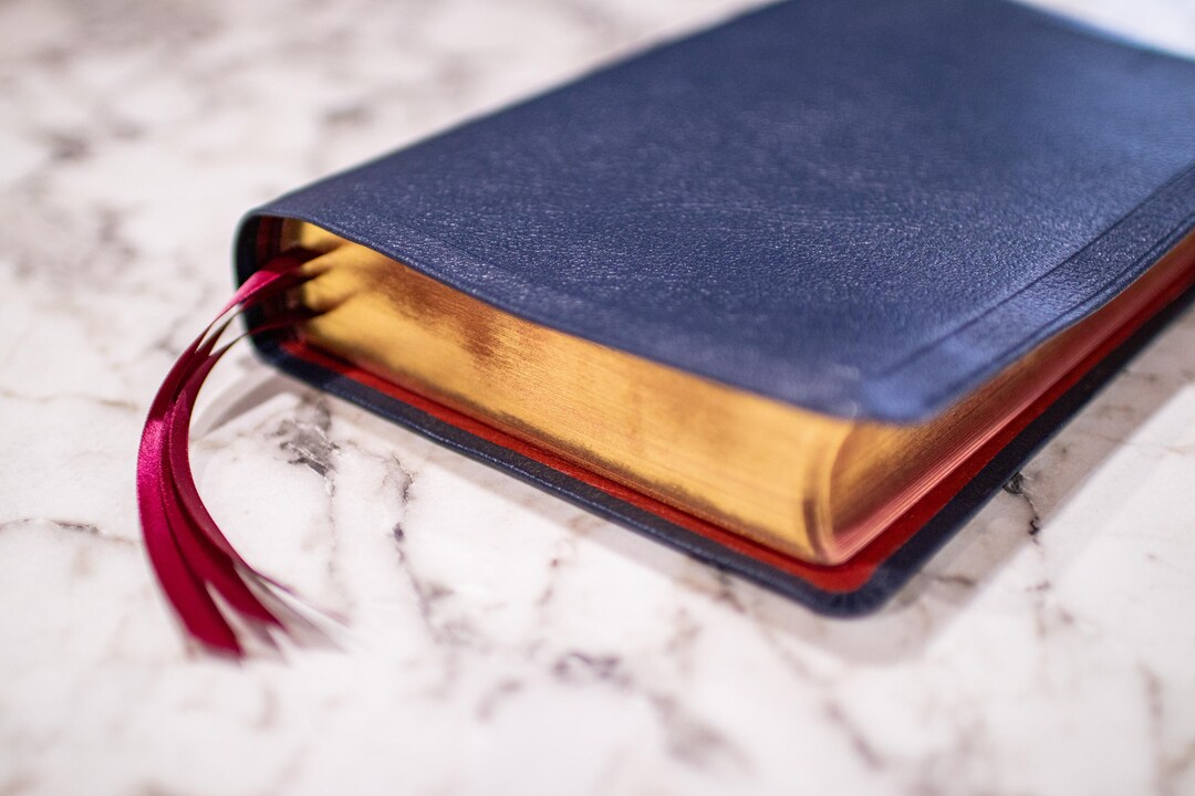 Custom Goatskin Leather Bible: Bilingual, Study Bible, and Wide Margin ...
