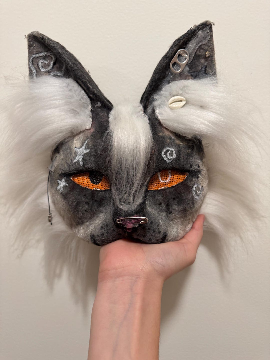 Blue Point Siamese Cat Mask Cosplay, Costume, Ren Faire Handmade Cat ...