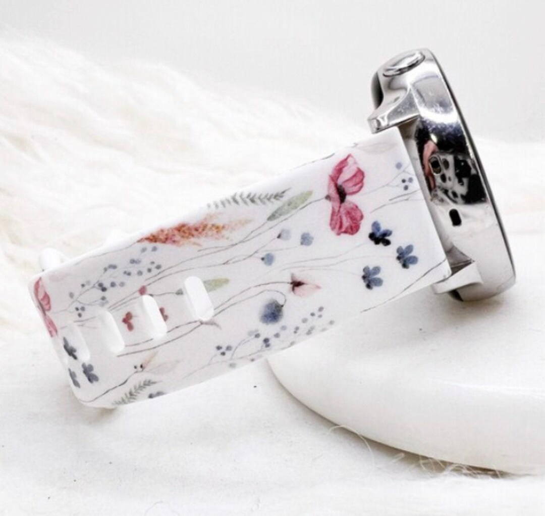 Dainty Spring Flowers Watch Band Compatible With Apple Watch Fitbit ...