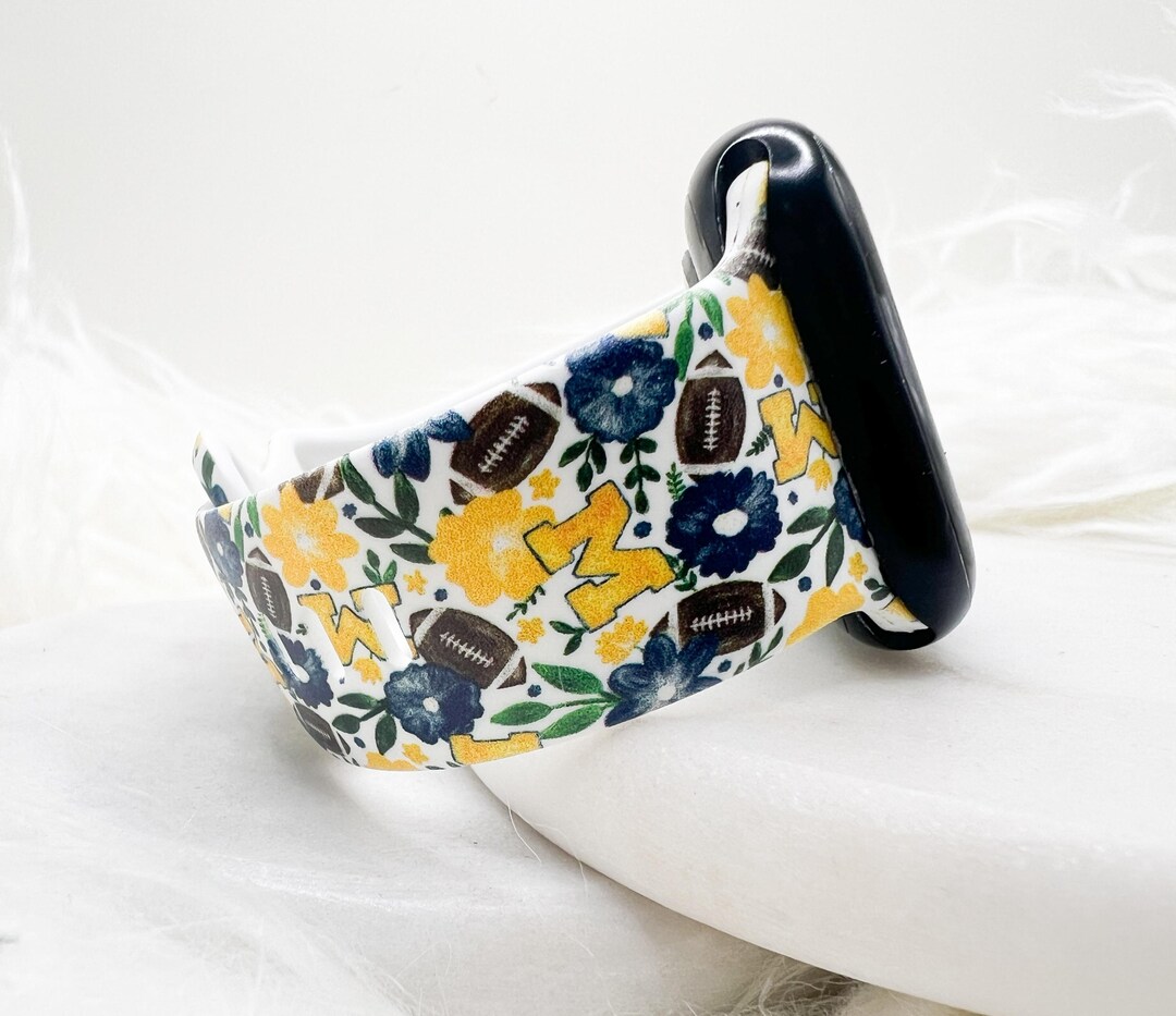 Michigan Football Watch Band Compatible With Apple Watch Fitbit Samsung ...