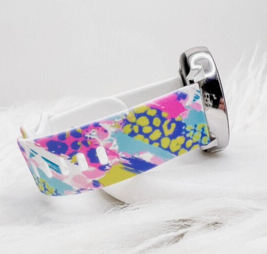 Pastel Leopard Watch Band Compatible With Apple Watch Fitbit Samsung - Etsy