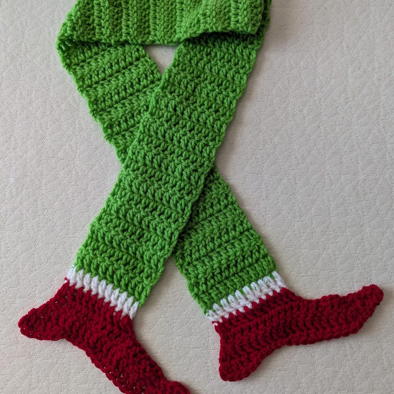 Grinch Scarf Pattern - Etsy