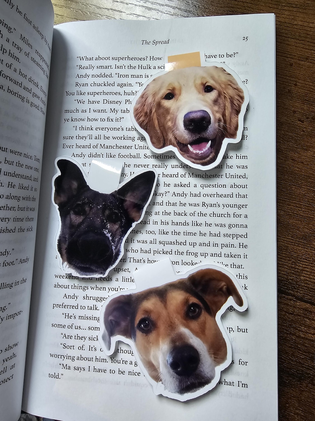 Personalized Pet Magnetic Bookmark: Custom Photo Gift - Etsy