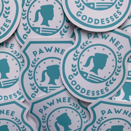 Leslie Knope Pawnee Goddesses Vinyl Sticker Patch Park and Rec - Etsy