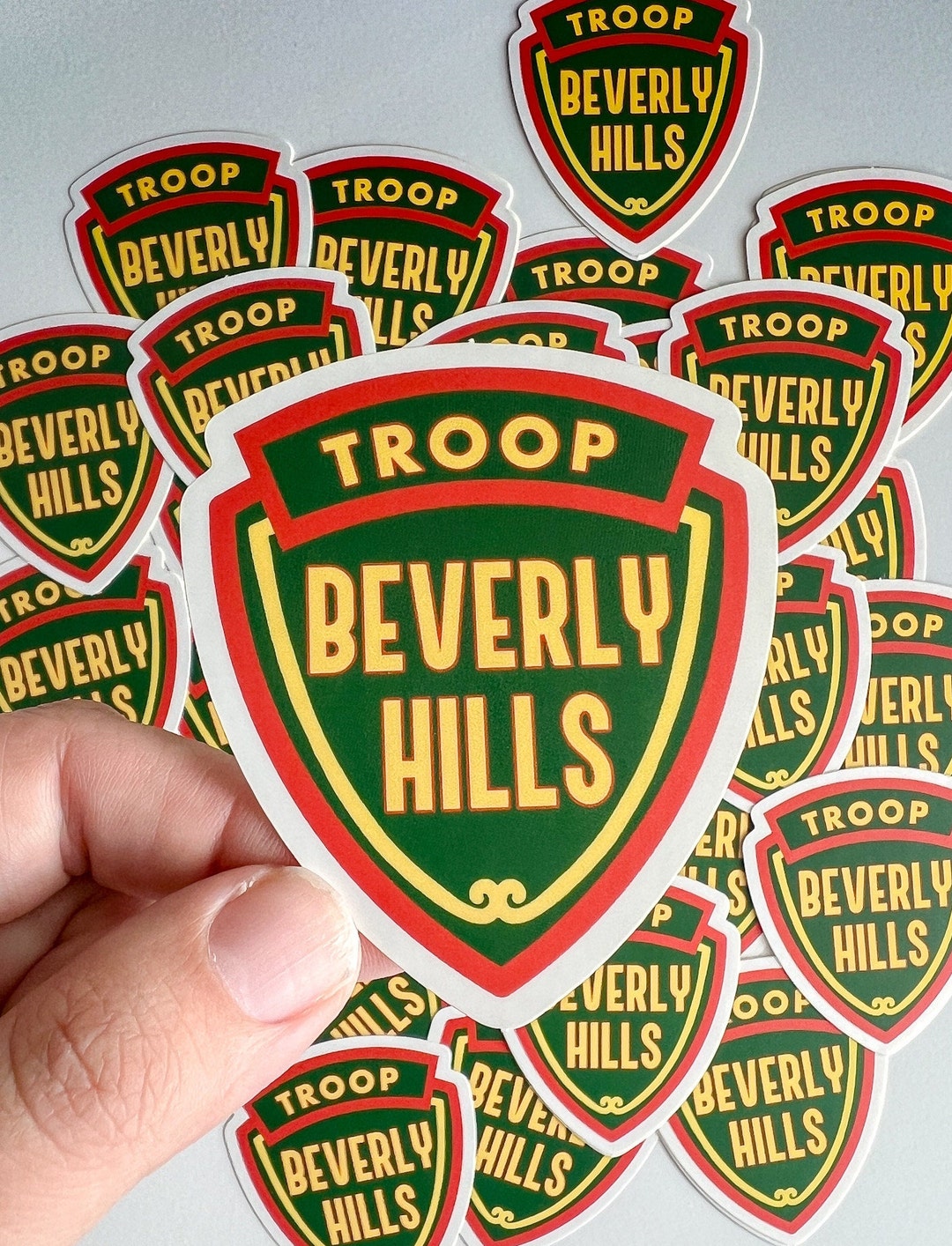 Troop Beverly Hills Patch-style Vinyl Sticker | 80s Movie | Cult ...