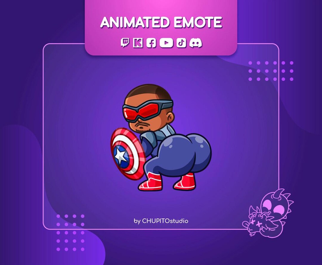 CAPTAIN AMERICA Brave New World *twerk* Animated Emote!! for ALL ...