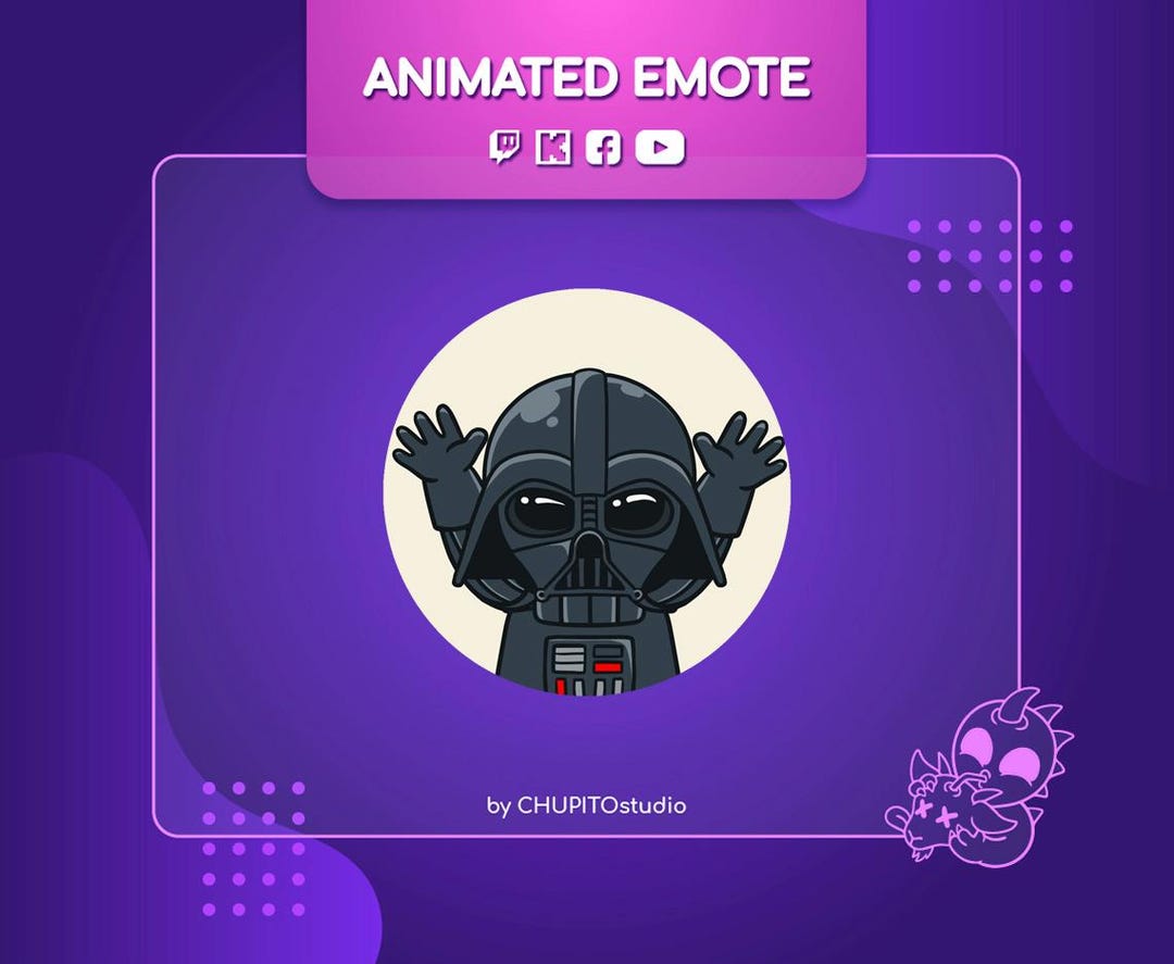 PEDRO VADER Animated Emote!! Star Wars - Etsy