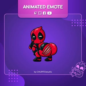 DEADPOOL 3 Animated Emote!! for ALL Platforms :D - Etsy