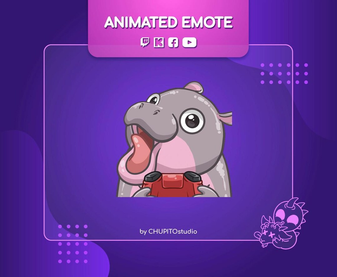 BABY HIPPO Meme RAGE Twitch Emote!!!! Moo Deng, Kick, Facebook, Youtube ...