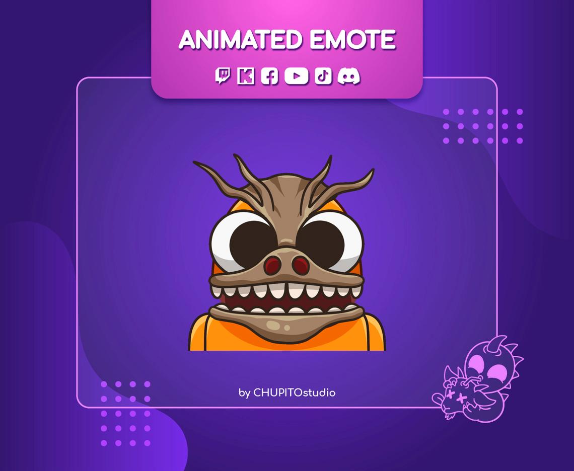 REPO "puke" Animated Emote for ALL Platforms!! (twitch, Kick, Facebook ...