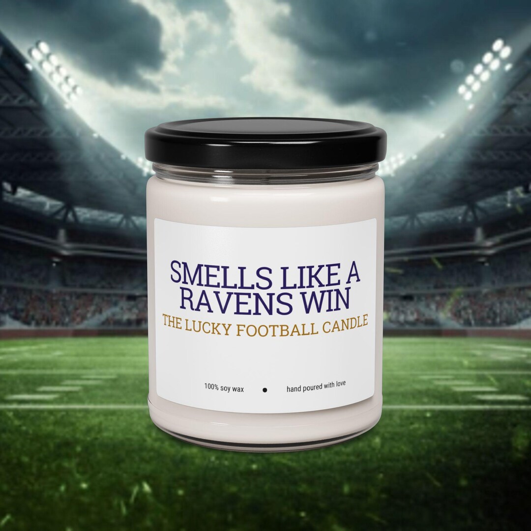 Baltimore Ravens Candle - Perfect Football Gift & Game Day Decor - Etsy