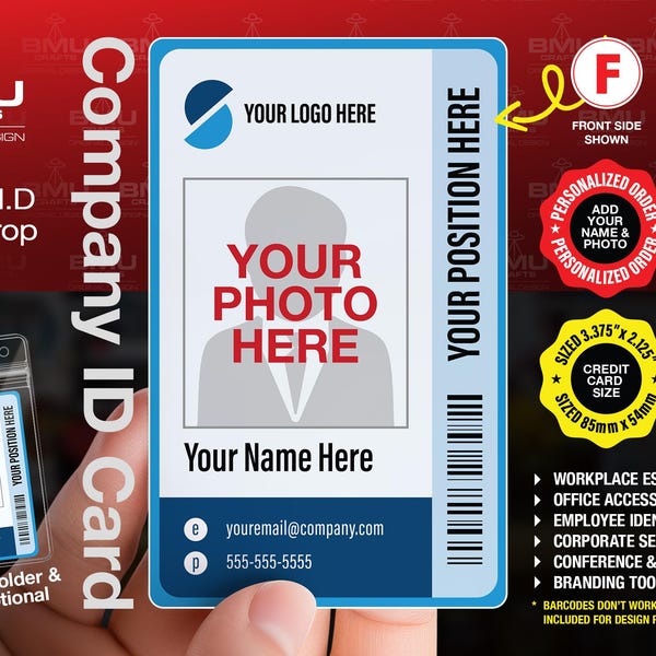 Prop Id Badge - Etsy