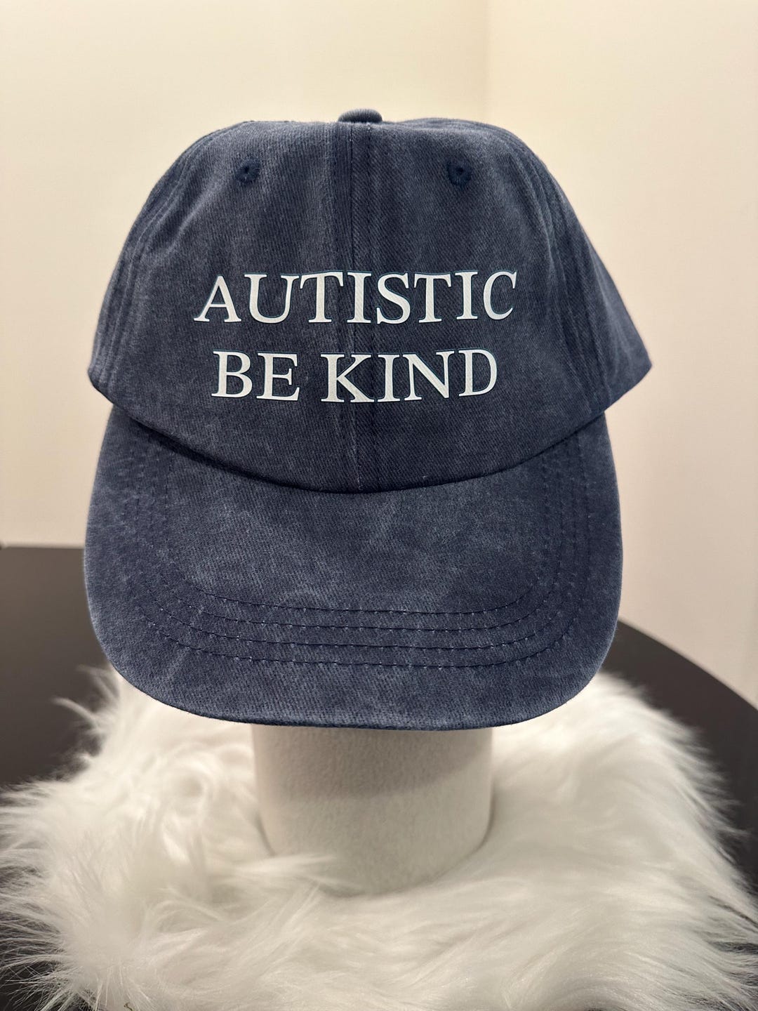 Autistic Be Kind, Vintage Washed Baseball Cap Breathable Cotton ...
