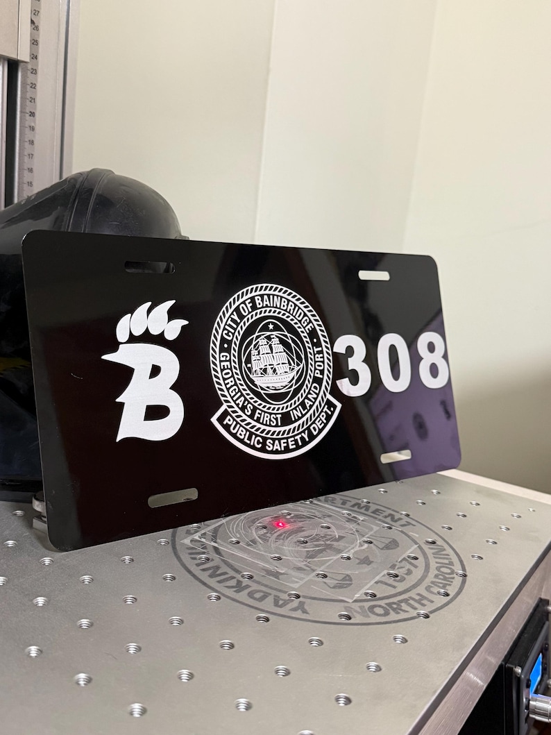 Custom Laser Engraved License Plates! Police/fire/ems Gifts! - Etsy